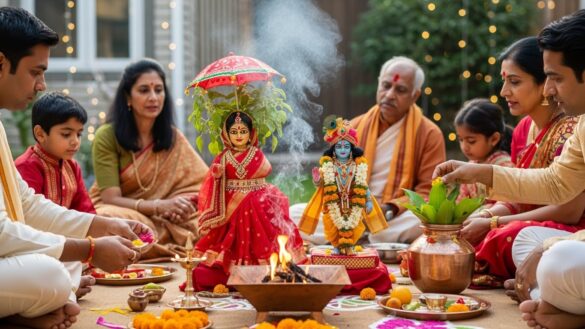 Tulsi Vivah Why and How Hindus Marry Tulsi Plant to Vishnu - Hindutva