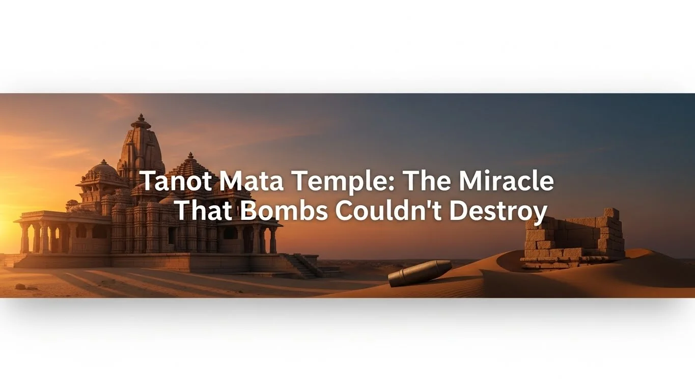 Tanot Mata Temple The Miracle Temple That Bombs Couldn't Destroy - Hindutva